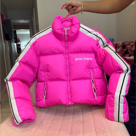 Palm Angels | Jackets & Coats | Pink Palm Angels Puffer | Poshmark